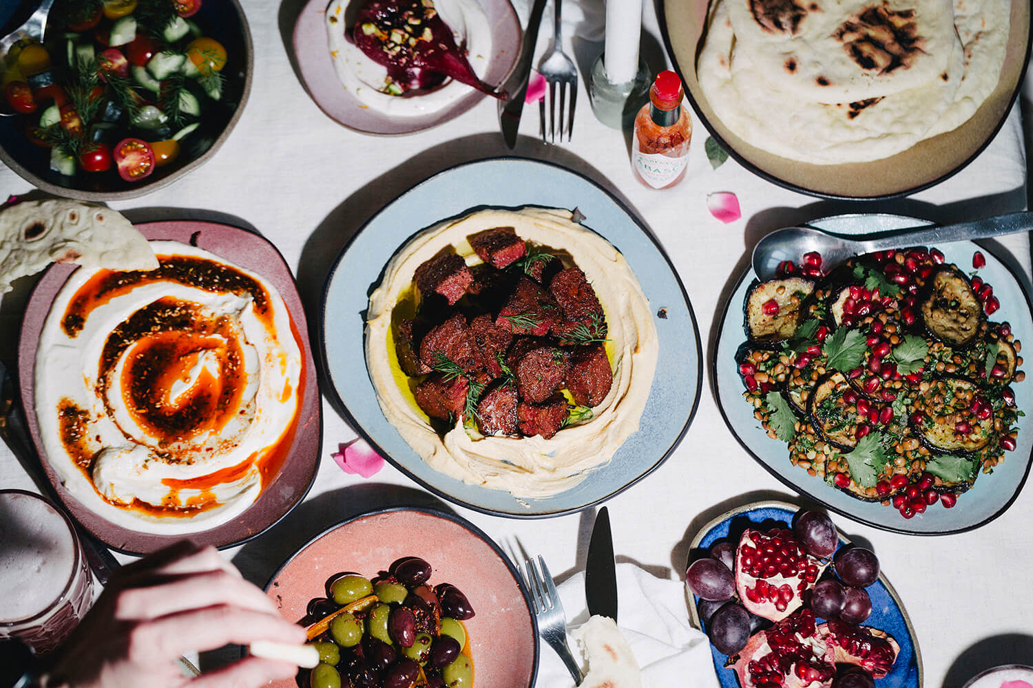Vegan Lebanese ‘Lovers’ Mezze Feast (Plant-Based Sharing Meal) | Juicy ...